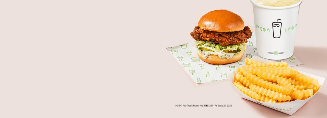 Shake Shack Philippines Order for Pickup or Delivery